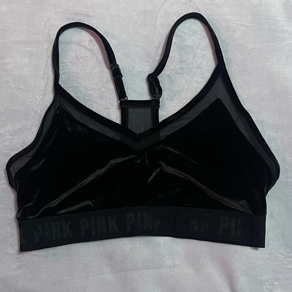 Victoria's Secret | Accessories | Victorias Secret Pink Velvet Bralette ...